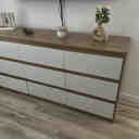 Ebern Designs Chest Of Drawers 9 Drawer Dresser, Wood Dresser 9 Drawer Chest & Reviews | Wayfair